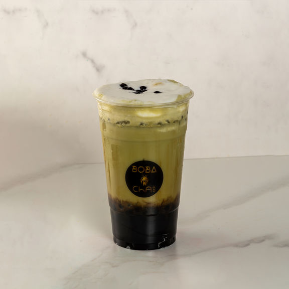 Matcha Cream Cap Tea