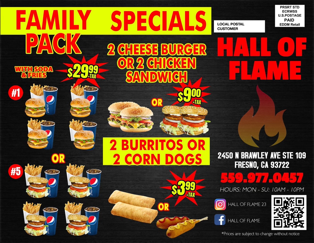 HALL OF FLAME | Online Ordering | Plento